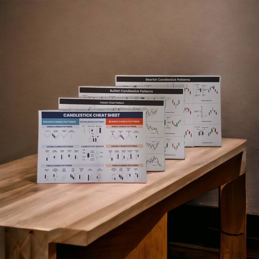 Trading posters / Stock Market Chart patterns poster / Pack of 25 ...