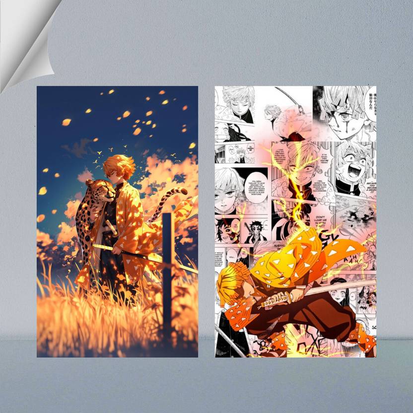 Unique Decor | ZENITSU AGATSUMA - THUNDER BREATHING | DEMON SLAYER ...