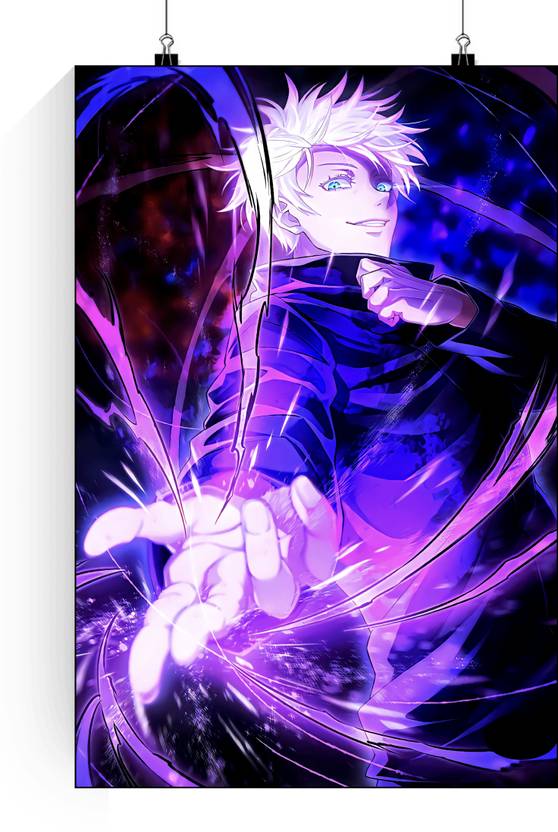 Six Eye Gojo Poster | Gojo Poster | Jujutsu Kaisen Gojo Poster | Gojo ...