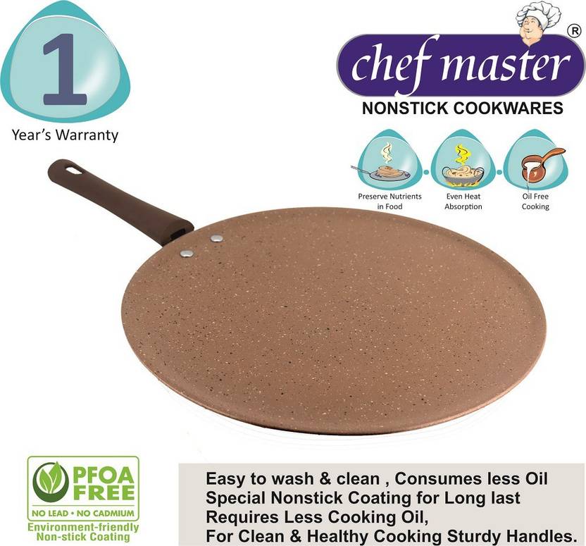 Chefmaster Magic MaxPro Tawa For Dosa & Roti, 3mm Thick ,Induction Base ...