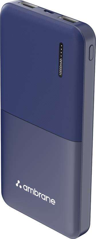 Ambrane 10000 mAh 12 W Compact Pocket Size Power Bank Price in India ...
