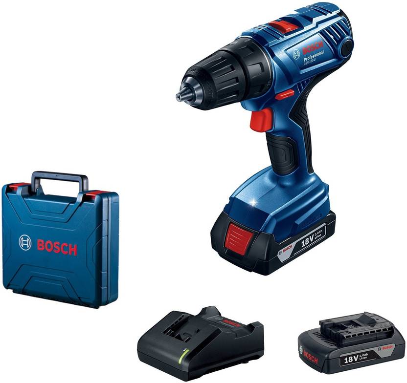BOSCH GSR180Li 18V Driver, Double Battery, Cordless Drill Price in ...