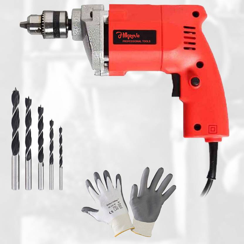 Hillgrove Heavy-Duty Electric Drill Machine with Multipurpose 100% ...