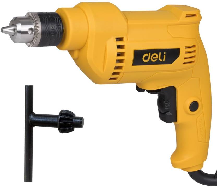 Deli DL-DZ10-E3 500W Corded Electric Drill 0-3300RPM No-Load Speed 220 ...