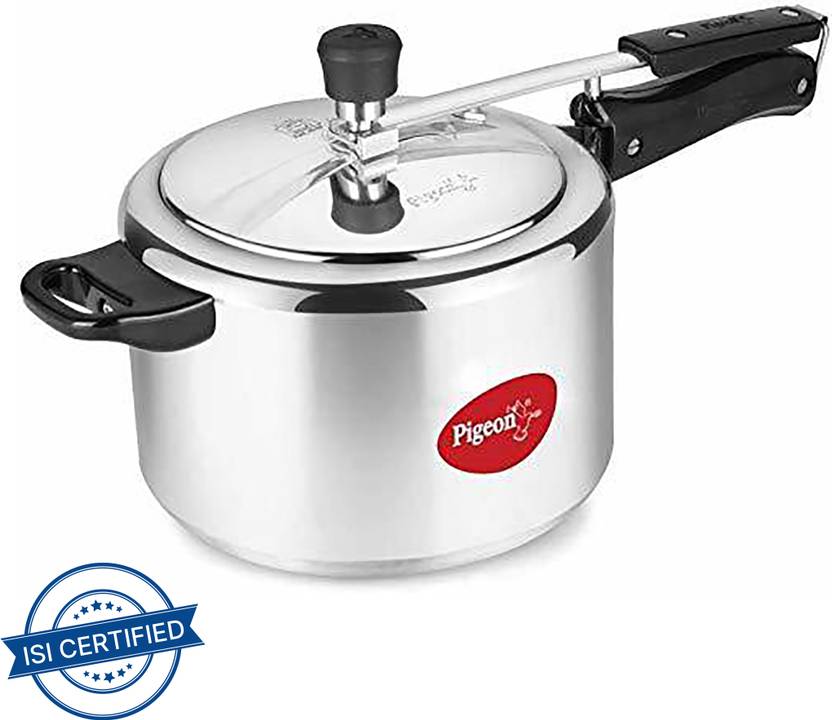 Pigeon Inox Stainless Steel Pressure Cooker 3L Induction Bottom 3 L ...