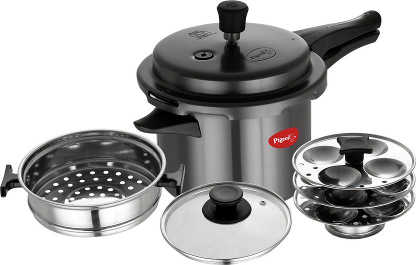 Pigeon Titanium Easy Cook and 3 L Outer Lid Induction Bottom Pressure ...