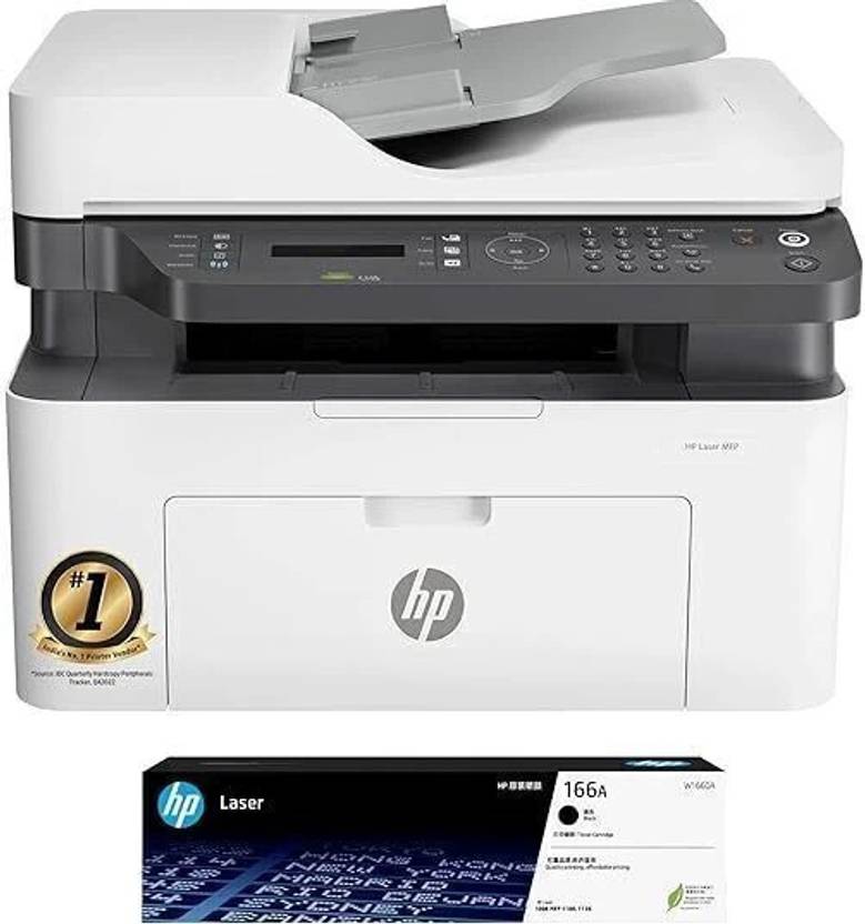 HP Laser MFP 1188fnw Printer Multi-function WiFi Monochrome Laser ...