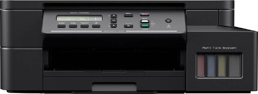 brother DCP-T525W All-in-One Refill Multi-function WiFi Color Ink Tank Printer (Borderless ...
