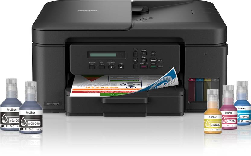 brother DCP-T730DW Multi-function WiFi Color Ink Tank Printer ...