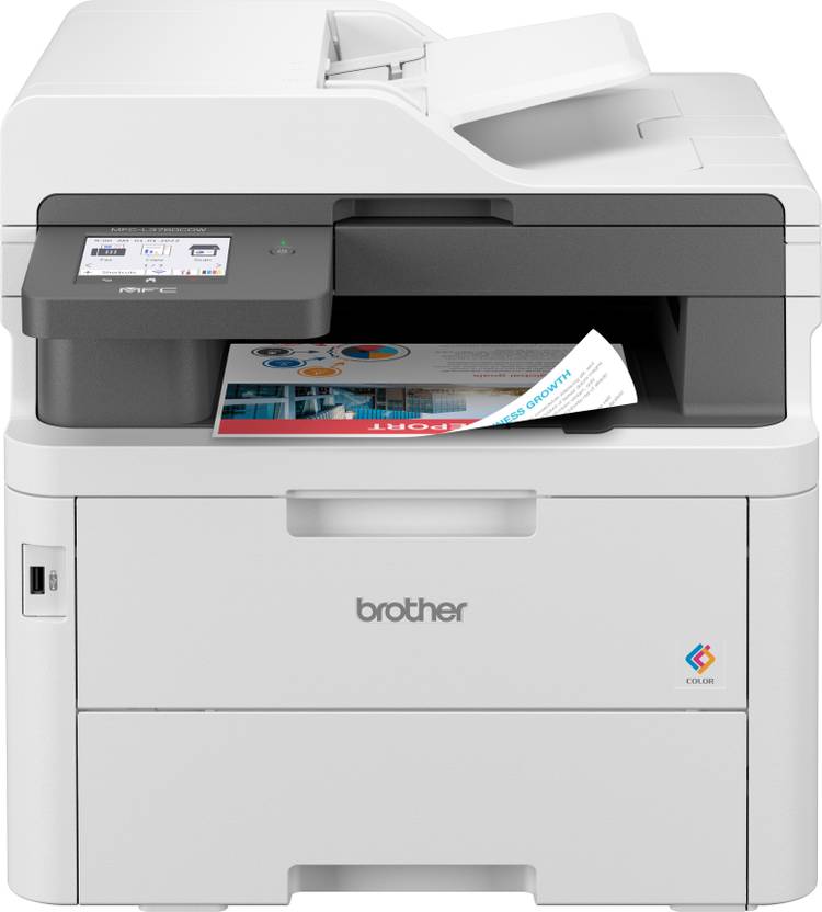 brother MFC-L3760CDW Multi-function WiFi Color Laser Printer for Print ...