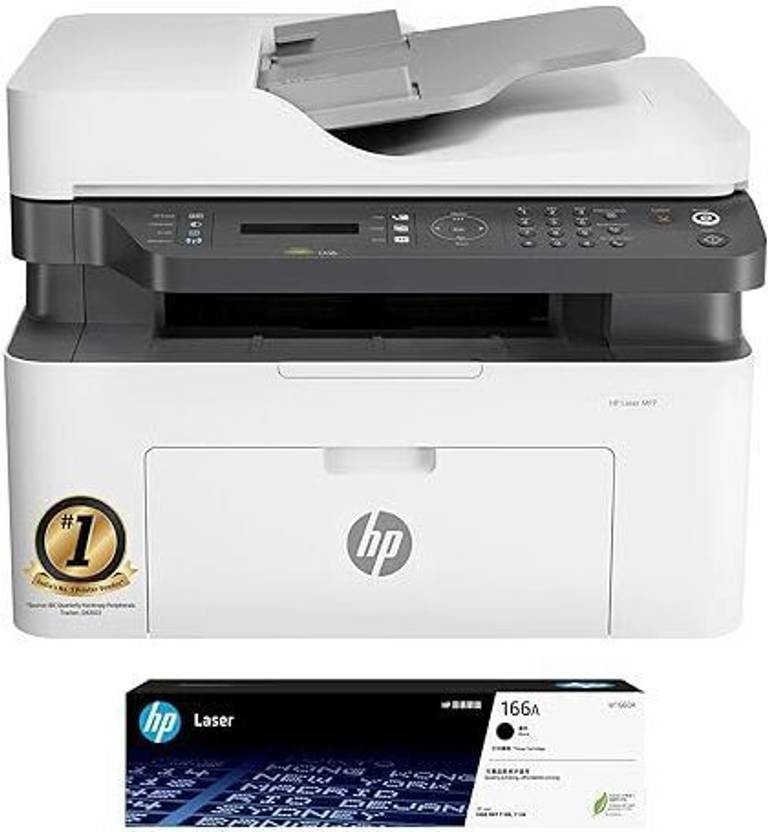 HP Laser MFP 1188Fnw, Wireless, Print, Copy, Scan, Fax, Monochrome Laser Printers Multi-function ...