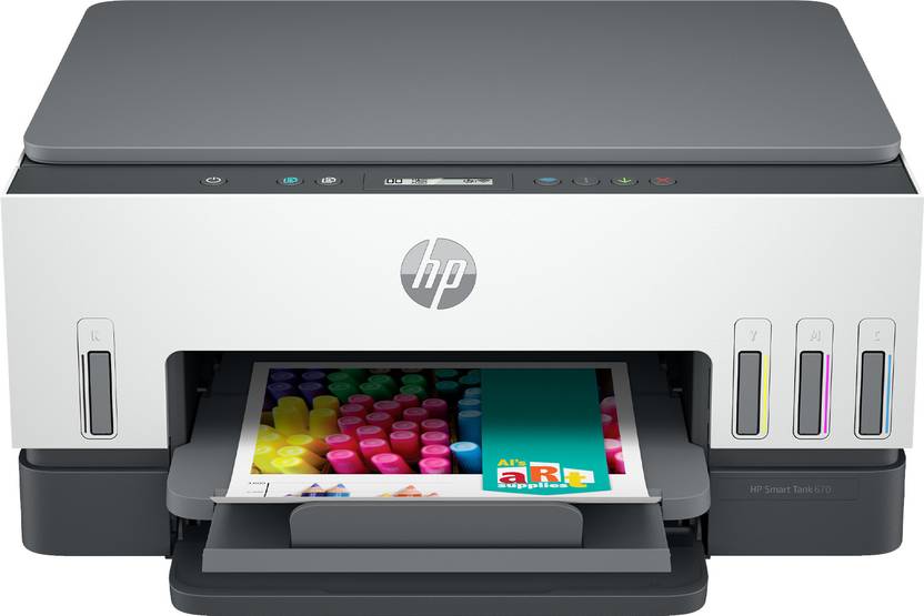 HP Smart Tank 670 All-in-One Multi-function WiFi Color Ink Tank Printer ...