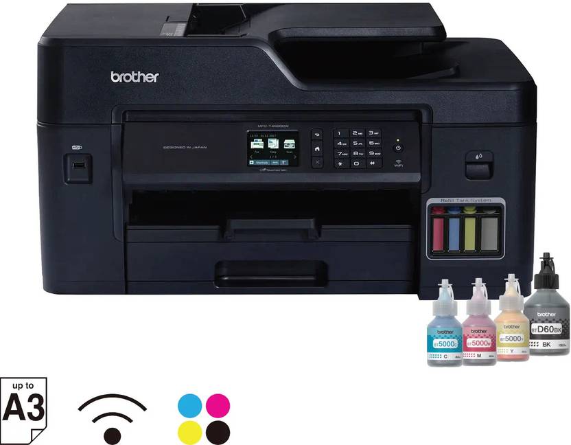 brother MFC-T4500DW Multi-function WiFi Color Inkjet Printer - brother ...