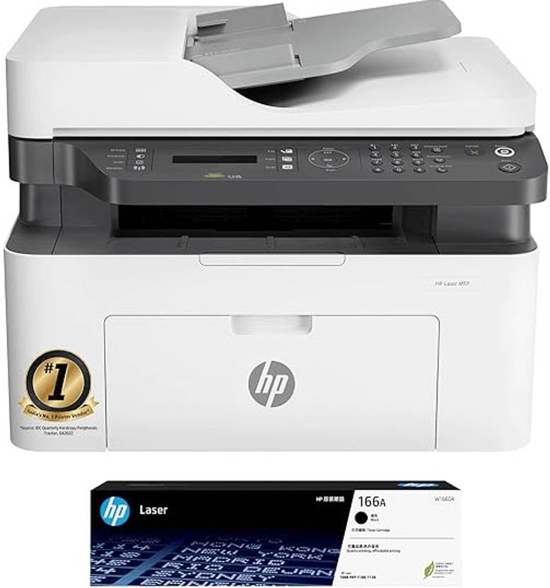 HP Laser MFP 1188Fnw, Wireless, Print, Copy, Scan, Fax, Monochrome ...