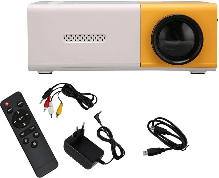 Jaaro HD Mini Projector with USB Interfaces IQ168 (600 lm / Remote ...