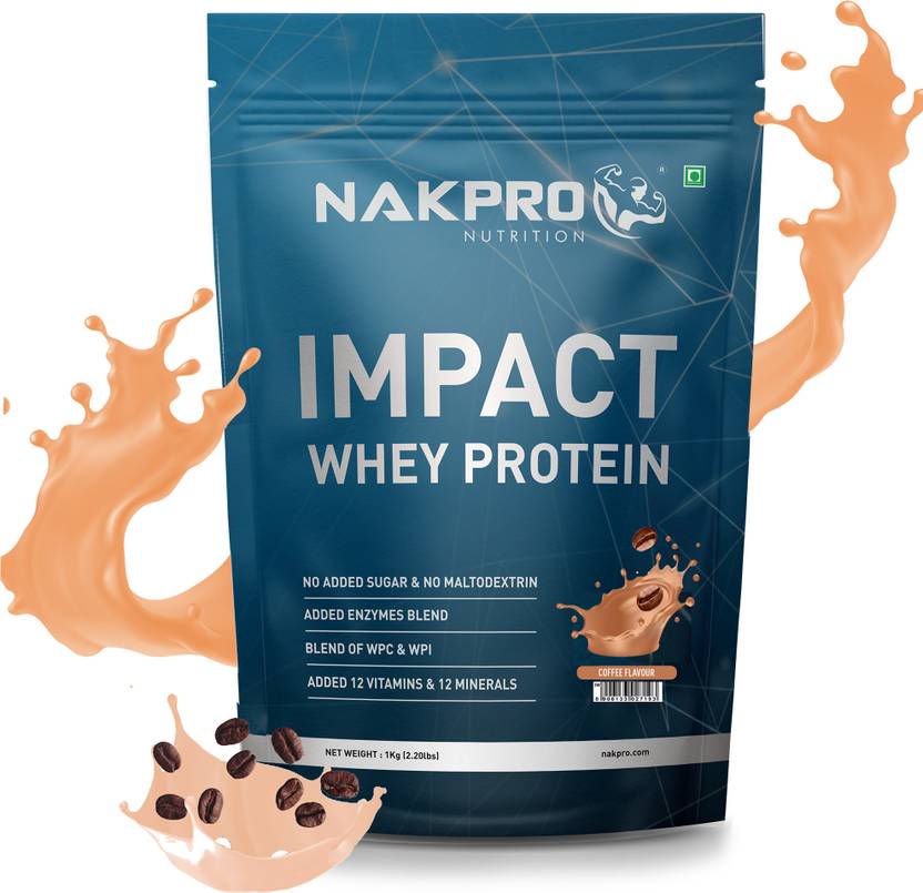 Nakpro Impact Whey Protein Isolate & Concentrate, 24g Protein ...