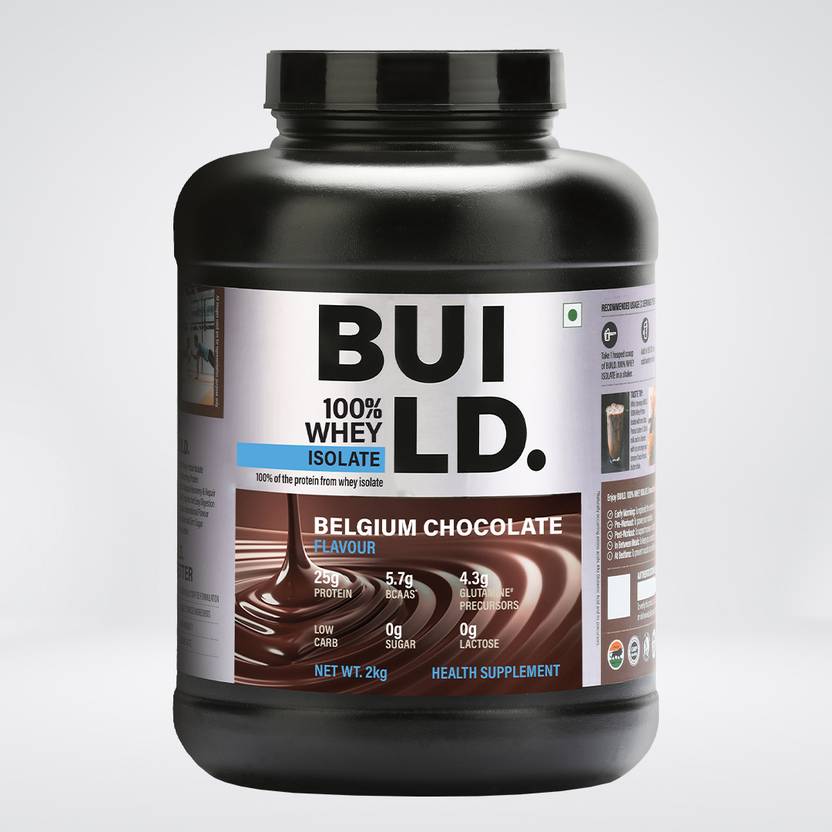 BUILD. 100% WHEY ISOLATE BELGIUM CHOCOLATE 2KG Whey Protein Price in ...