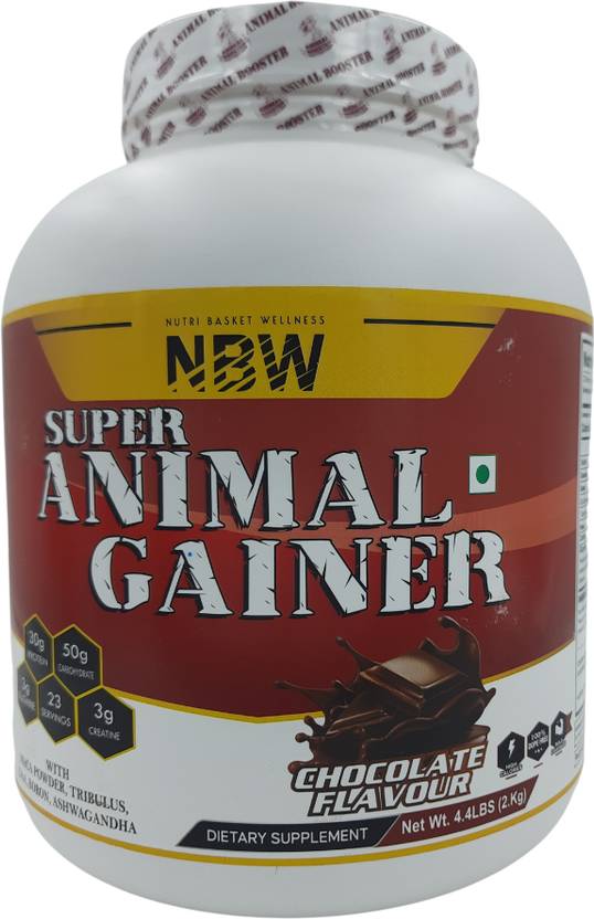 NBW Super Animal Gainer High Protein Weight Gainer | Real Mass Gainer ...
