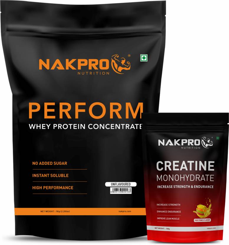 Nakpro Perform Whey Protein Concentrate with Creatine Monohydrate ...