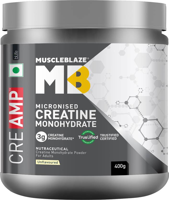 MUSCLEBLAZE Micronised Creatine Monohydrate CreAMP ,CreAbsorb ...
