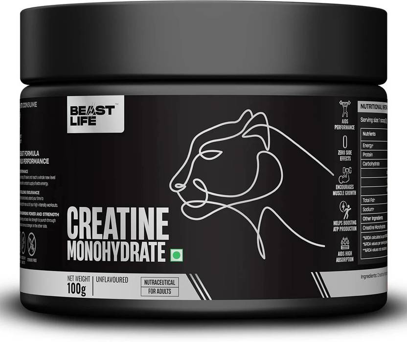 BeastLife Super Micronized Creatine Monohydrate | NABL Lab Tested ...