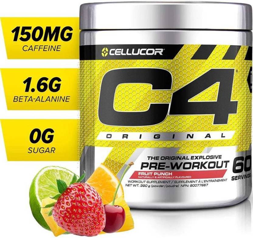 Cellucor C4 Original Explosive Pre Workout Fruit Punch Flavor 60