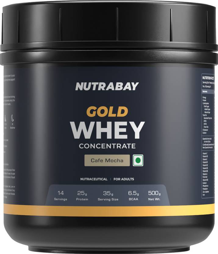 Nutrabay Gold 100% Whey Protein Concentrate - Whey Protein Price in ...