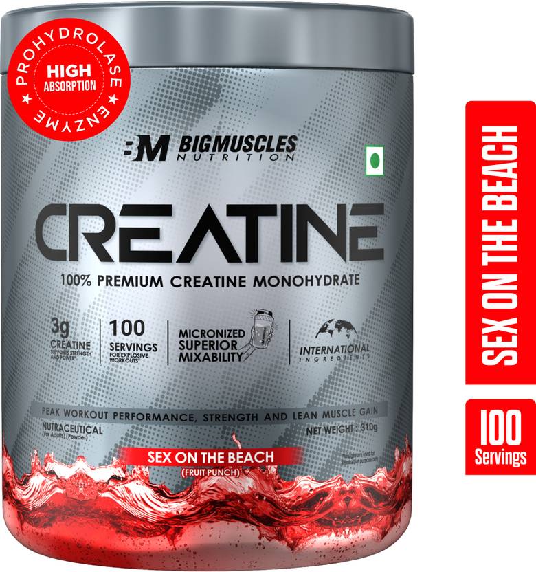 BIGMUSCLES NUTRITION Creatine Monohydrate [100 Servings] | Lab Tested ...
