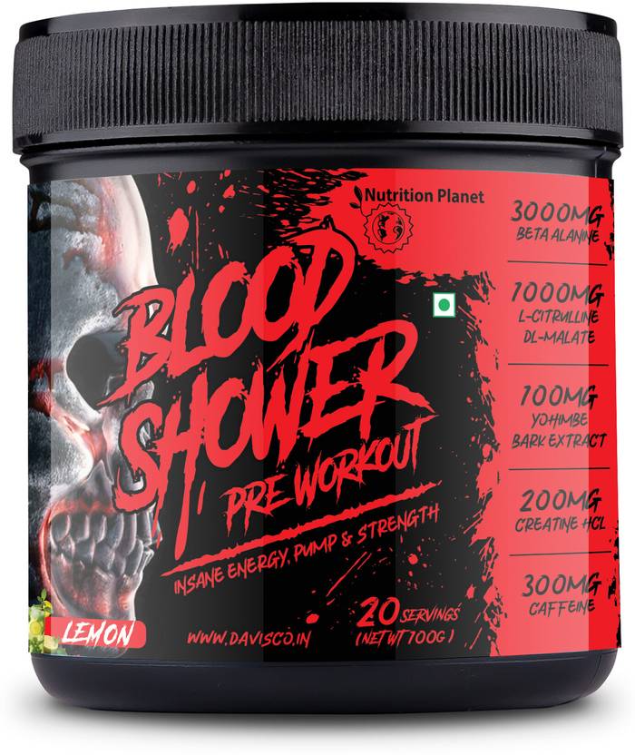 Nutrition Planet Blood Shower Preworkout, 20 Servings Pre Workout Price ...