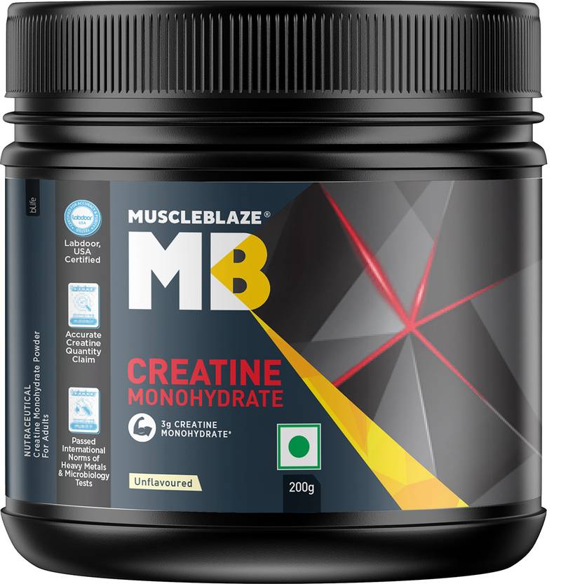 MUSCLEBLAZE Creatine Monohydrate, Labdoor USA Certified Creatine Price ...