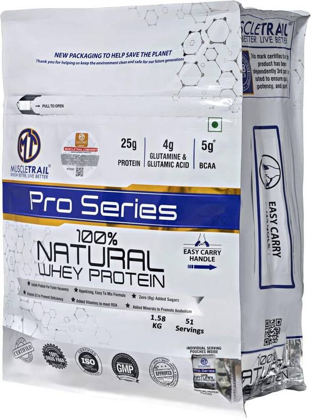 Muscle Trail Pro Series 100% Natural Whey Protein Whey Protein Price in India - Buy Muscle Trail ...
