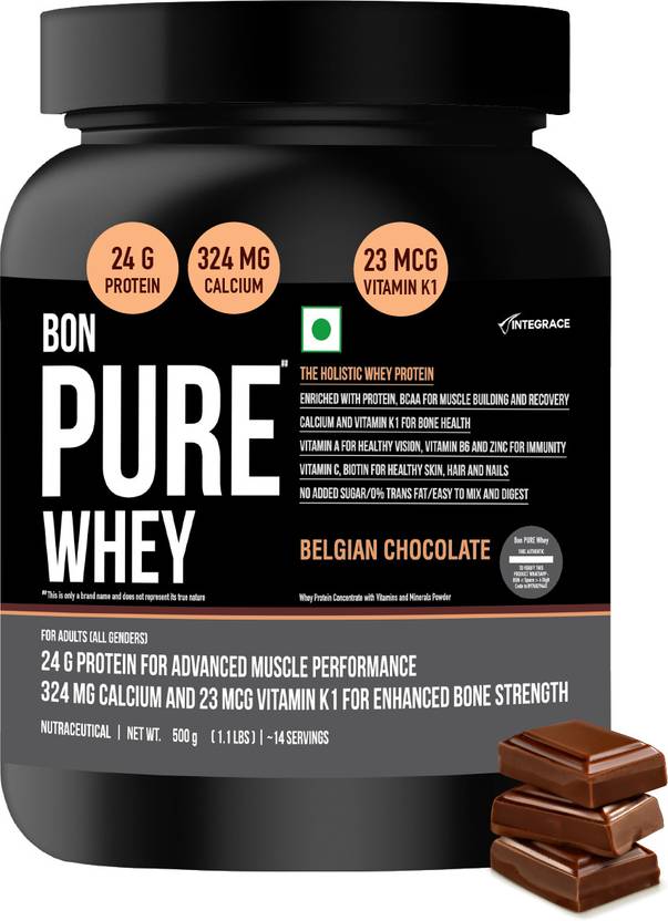 BON PURE WHEY Holistic Whey Protein with Vitamins-Minerals for Muscle ...