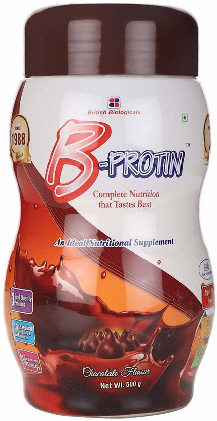 B-Protin Nutritional Supplement - 500 g (Chocolate) Protein Blends ...