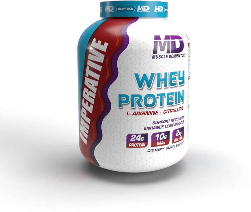 Muscle Dominator Imperative Whey Protein 2Kg Kesar Elaichi Flavor Whey ...