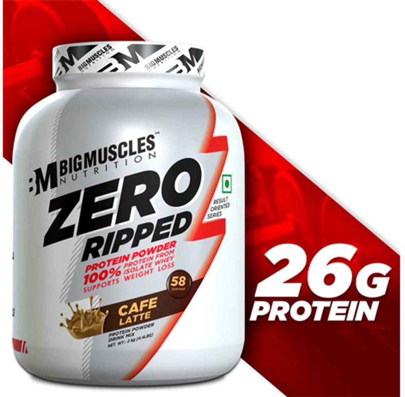 BIGMUSCLES NUTRITION ZERO RIPPED 2.2LBS/1KG Whey Protein Price in India - Buy BIGMUSCLES ...
