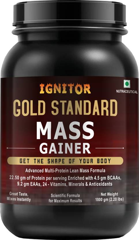 IGNITOR Gold Standard Advanced Multi Protein Mass Gainer Formula ...