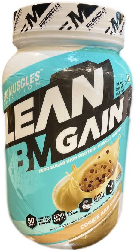BIGMUSCLES NUTRITION Lean Gain | Result Oriented Series | Zero Sugar ...