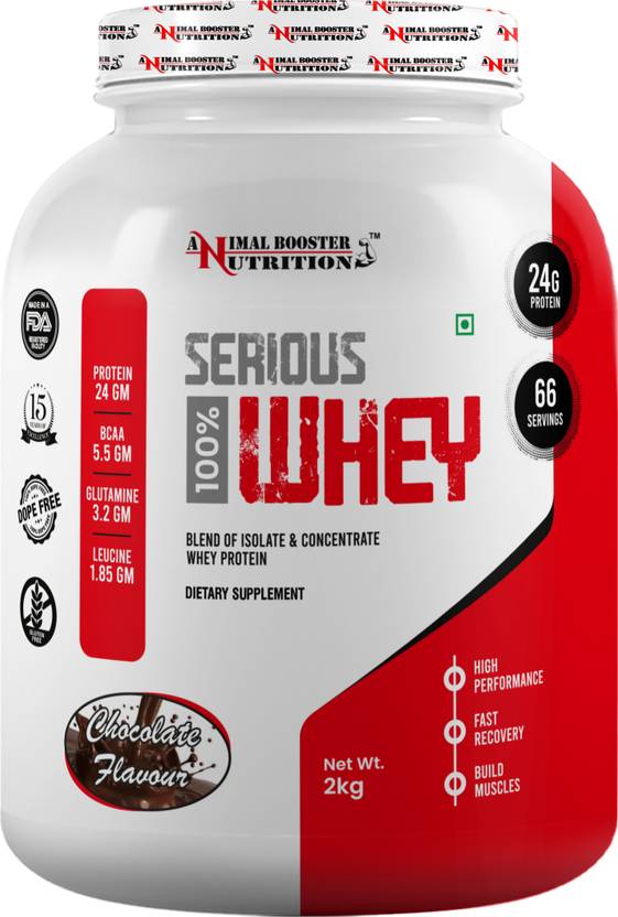 Animal Booster Nutrition Serious Whey Protein 2kg Whey Protein Price in ...