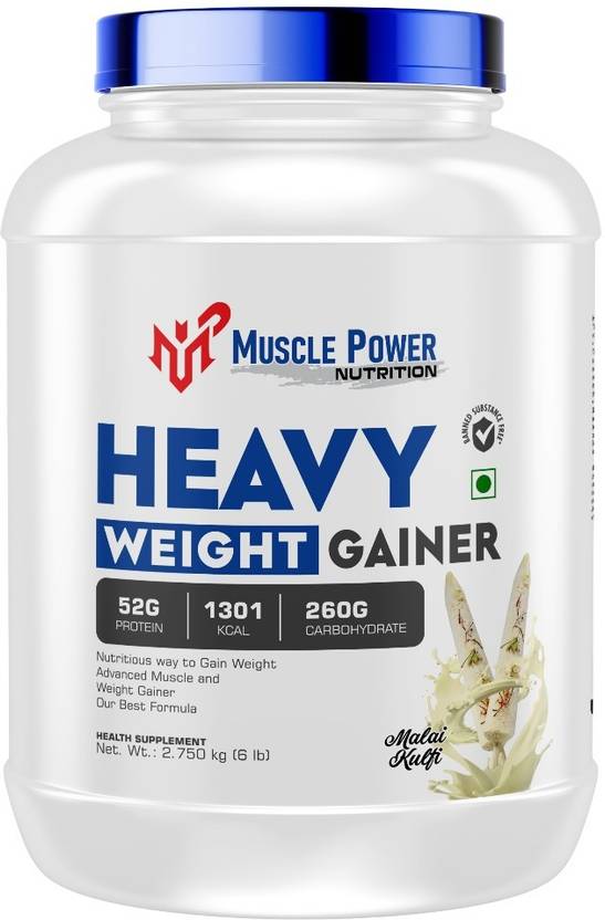 Muscle Power HEAVY WEIGHT GAINER 6LBS Weight Gainers/Mass Gainers Price ...