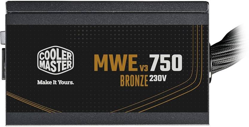 COOLER MASTER MWE 750 V3 Bronze ATX 3.1 750 Watts Computer PSU with 6 ...