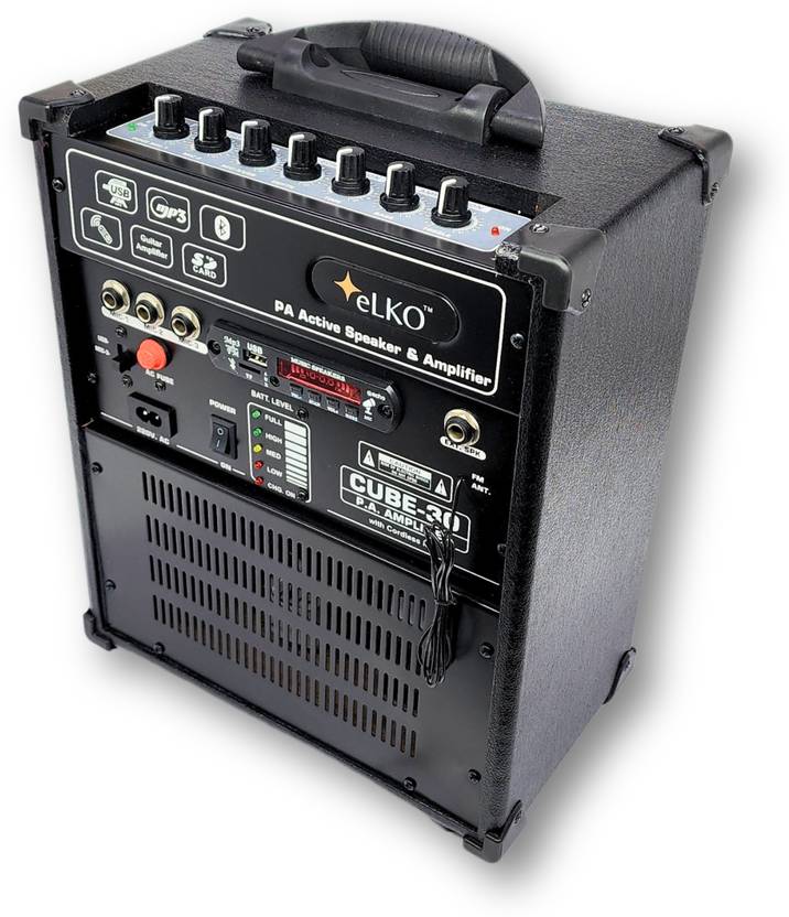 ELKO ™ Cube-30eL P.A Cube Amplifier with U.H.F Cordless Mic| Bluetooth ...