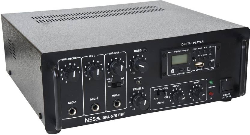 NESA Amplifier with inbuilt Digital Echo, Bluetooth, USB, AUX and ...