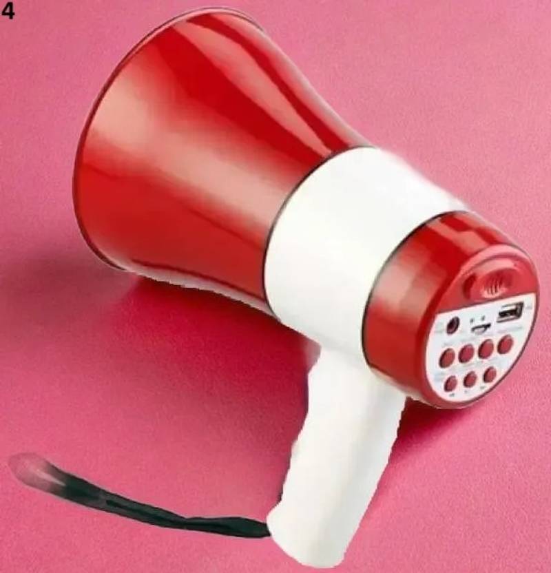 Bydye A509 Mic 11 (HANDHELD RECHARGEABLE MEGAPHONE) with Recording ...