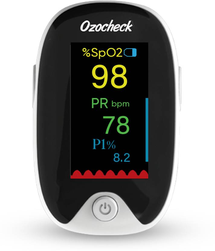 Ozocheck Fingertip Pulse Oximeter | One Button Operation | Battery ...