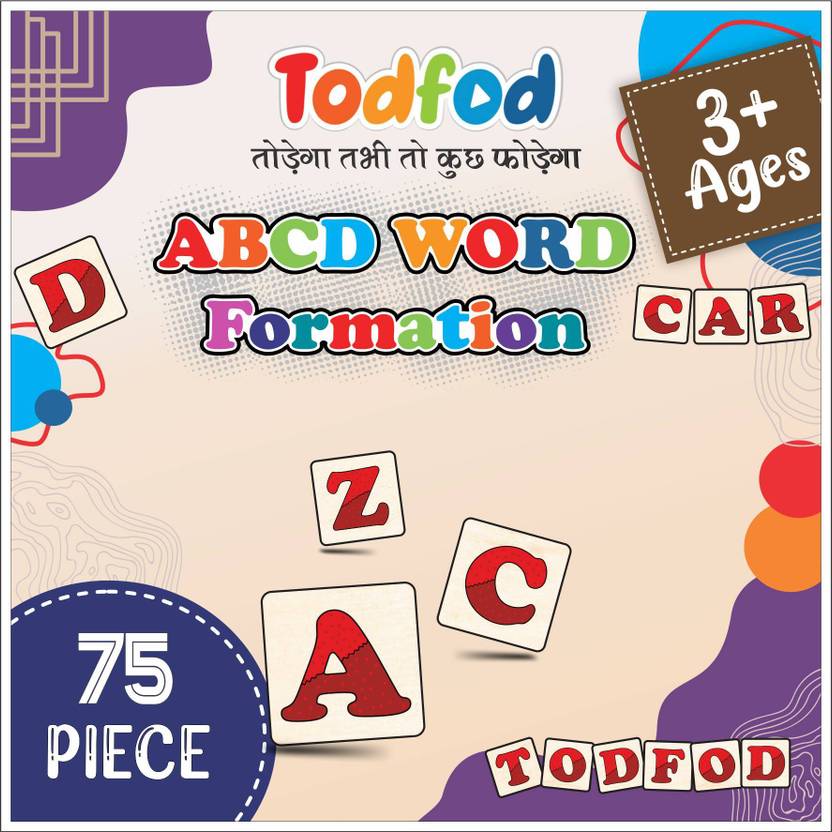 Todfod ABCD Word Formation Learn English Words Spellings for Kids ...
