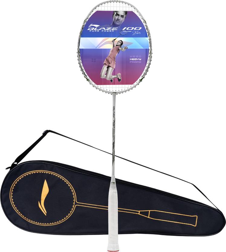 LI-NING Blaze 100 White Strung Badminton Racquet - Buy LI-NING Blaze ...