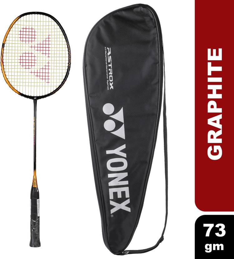 Yonex Astrox Smash Badminton Racquet (Black Clear Orange, G4, 73 Grams ...