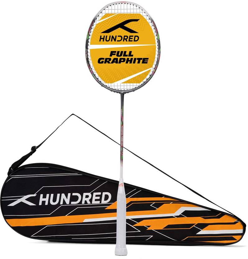Hundred Powertek 1000 Pro Full Graphite Shaft Grey, White Strung ...