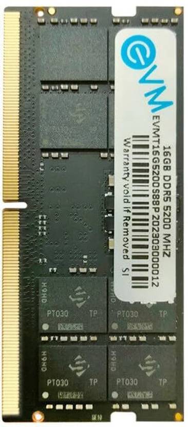 EVM Laptop RAM DDR5 16 GB (Dual Channel) Laptop DDR5 (16GB DDR5 Laptop ...