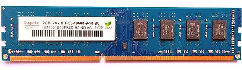 Hynix 1333Mhz DDR3 2 GB (Dual Channel) PC PC3 (Desktop Motherboard RAM ...